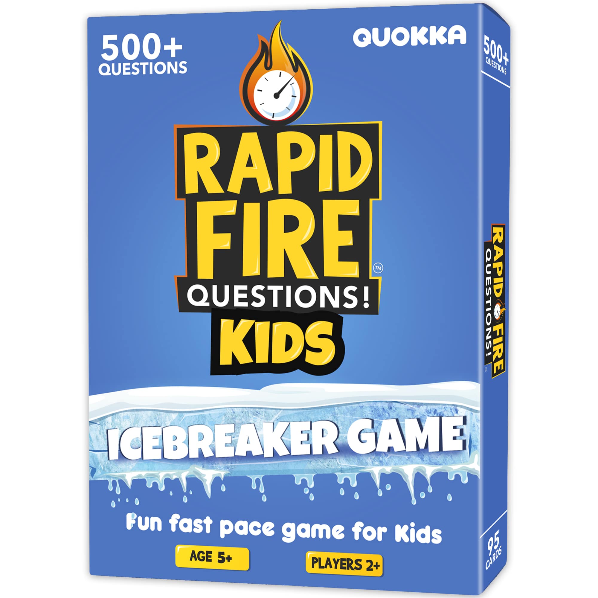 QUOKKA Rapid Fire Conversation Cards Game for Kids I 95 Cards