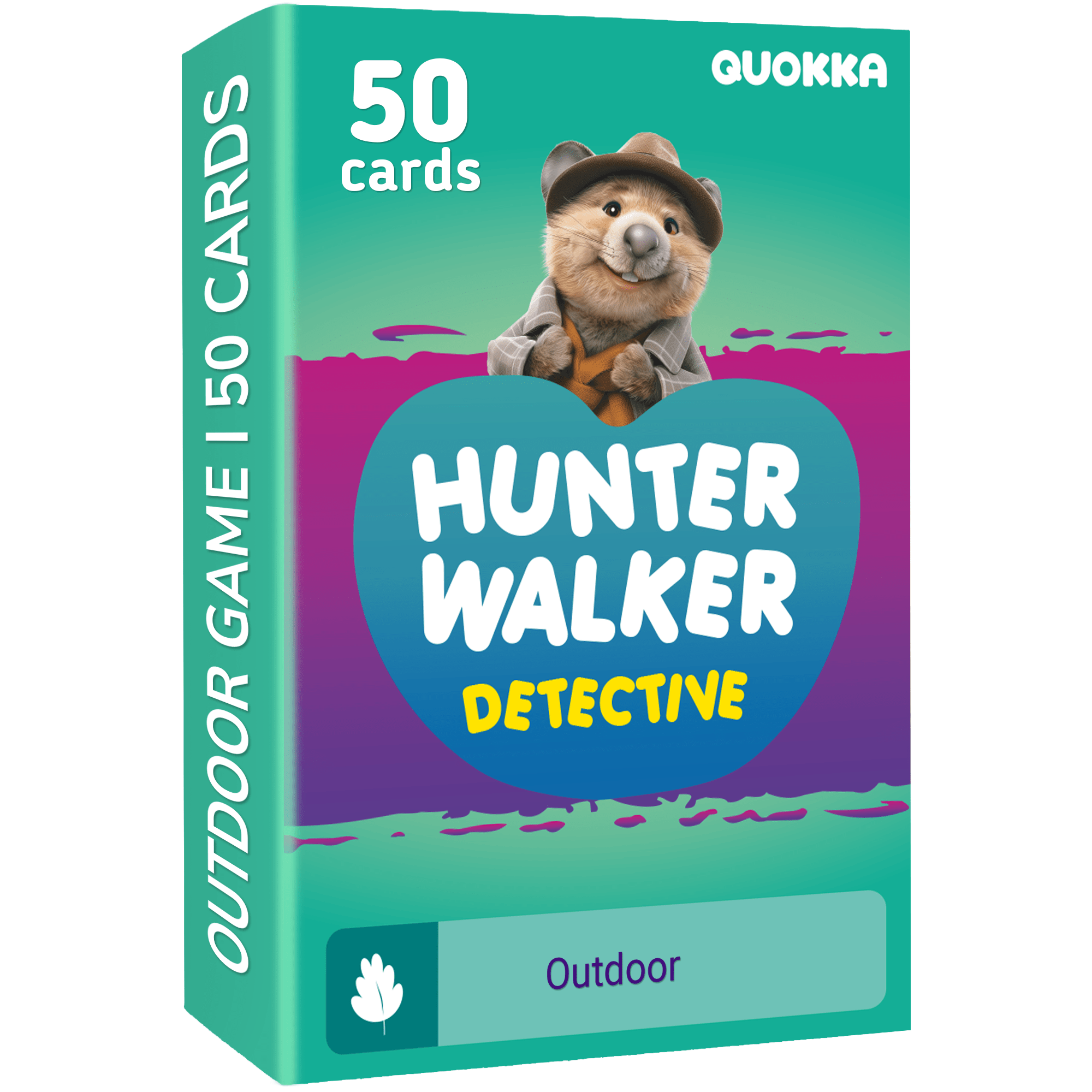 QUOKKA Outdoor Scavenger Hunt Cards | Fun Team Game for Kids