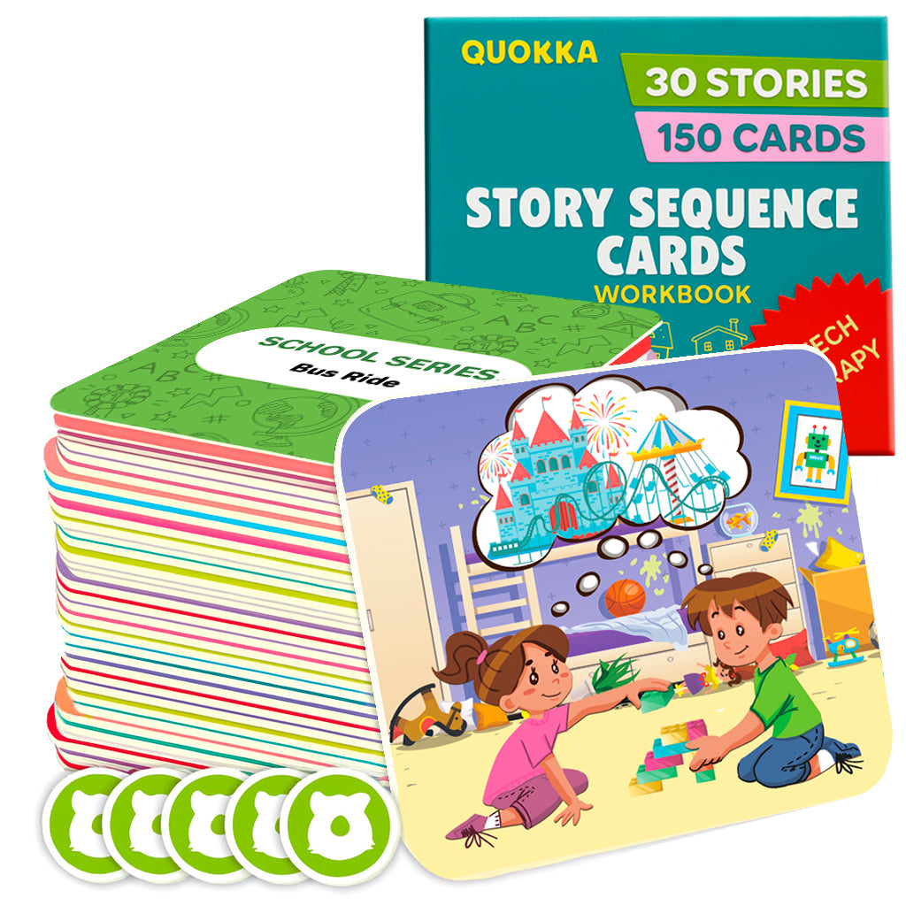 150 Story Sequence Cards for Toddlers | Autism Learning Toys