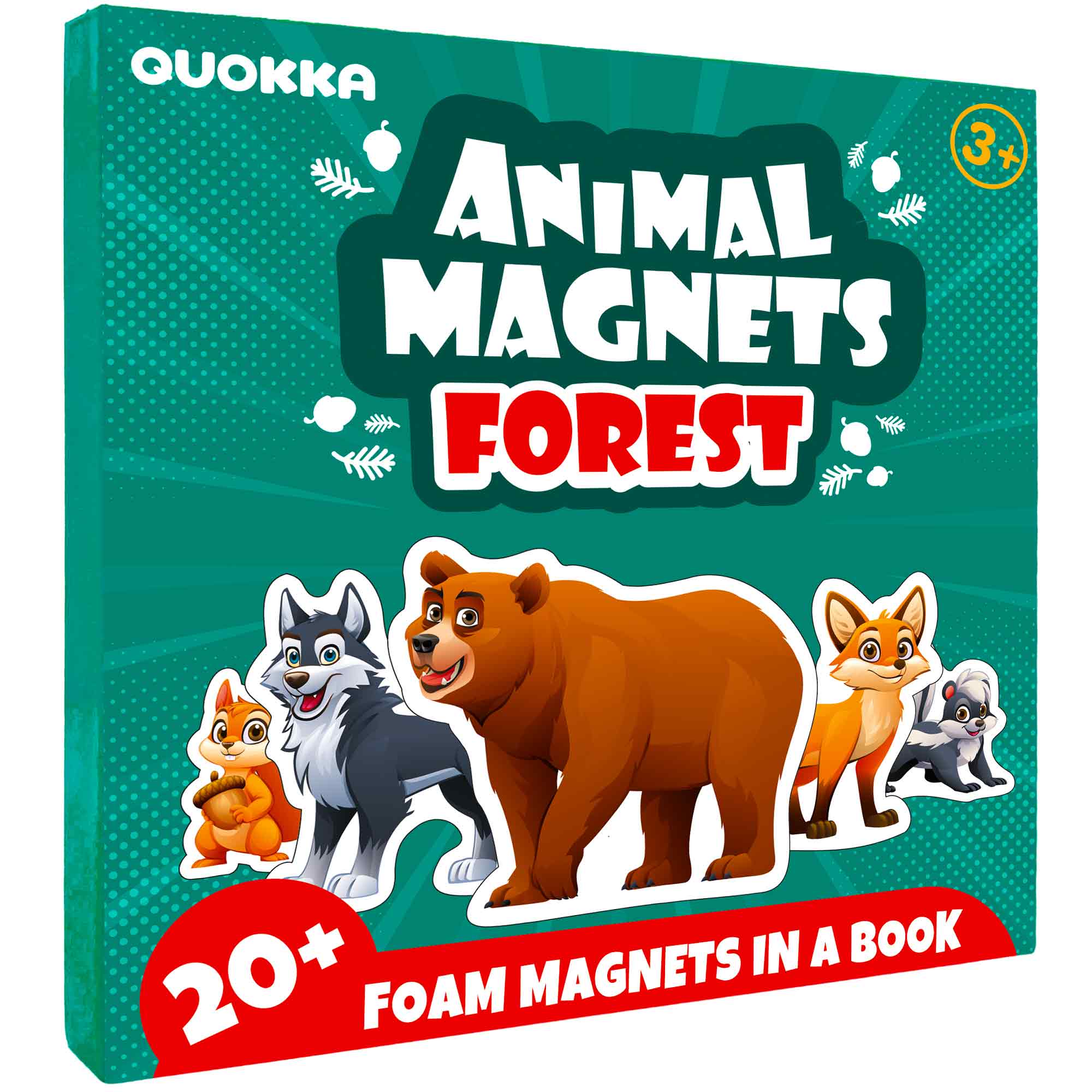QUOKKA Travel Magnetic Book for Kids | Forest Animals