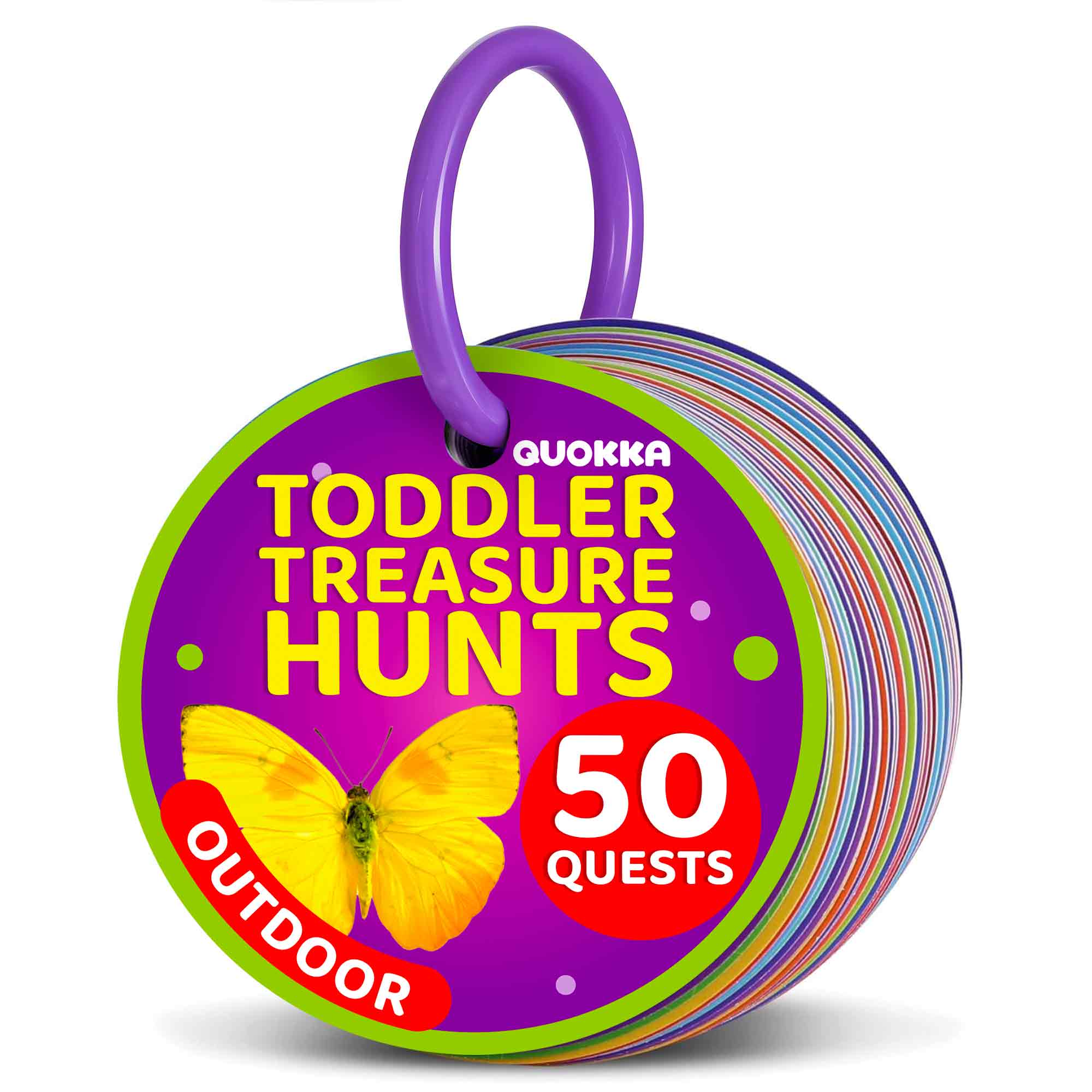 QUOKKA Scavenger Hunt Game for Kids - 50 Cards Activities Outdoor L.2