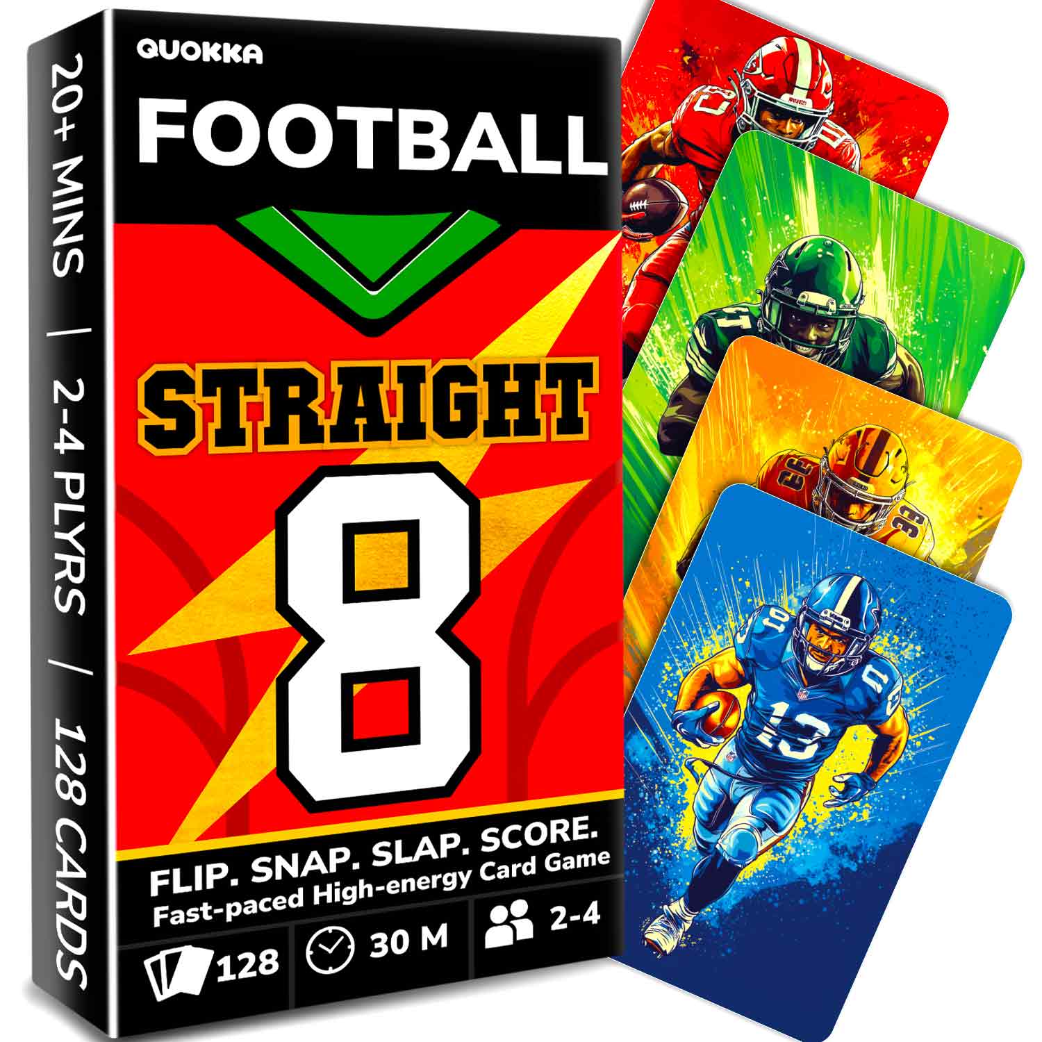 QUOKKA Fast-Paced Football Card Game for Kids & Adults